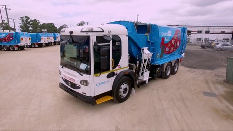 Cleanaway waste management fleet arrives on the Central Coast
